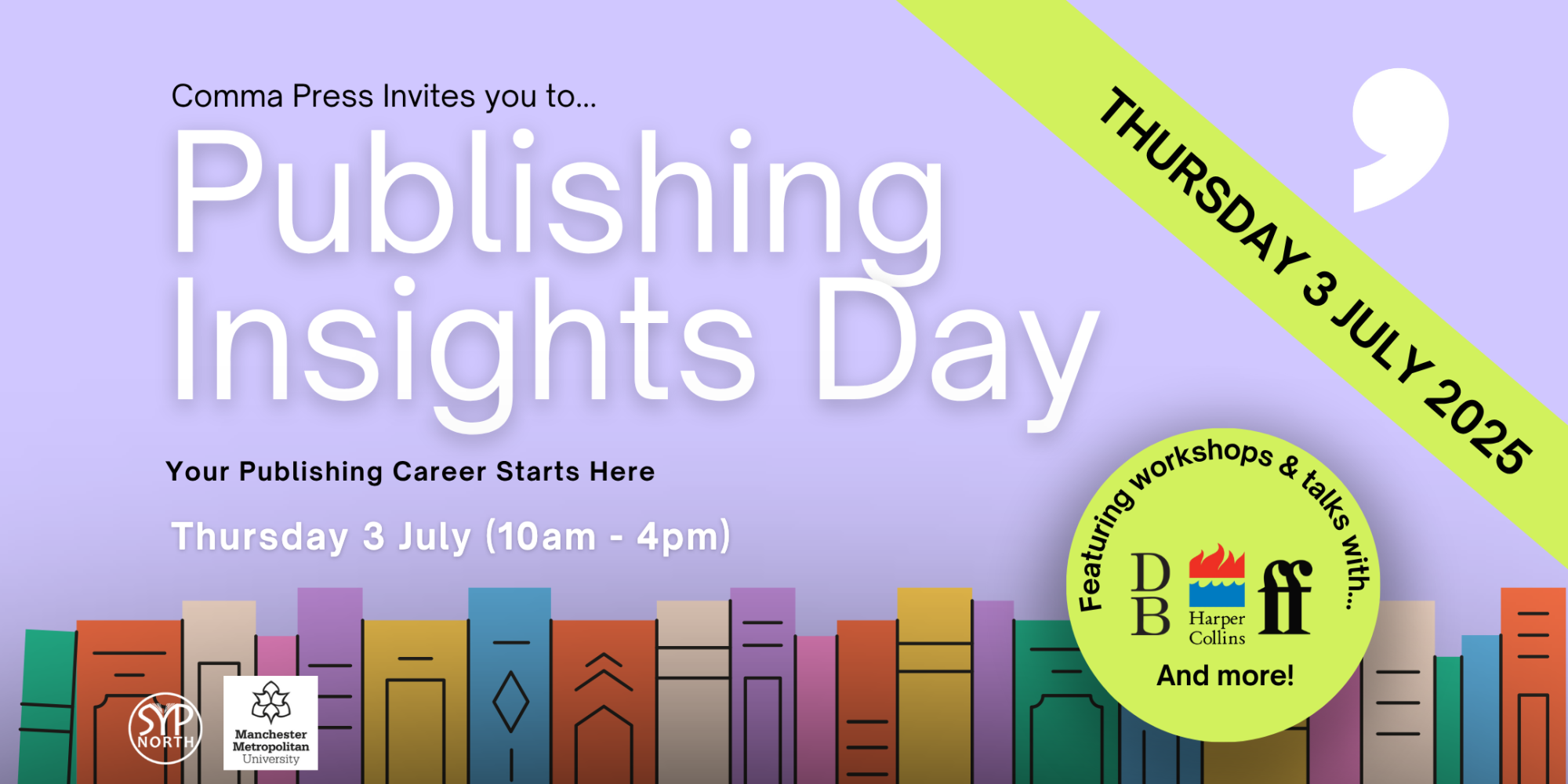 Publishing Insights Day 2025 | Comma Press